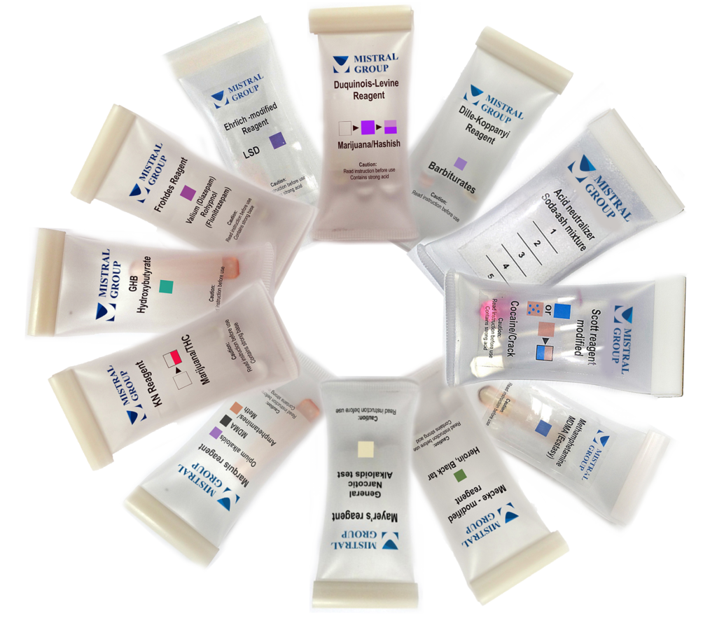 Mistral Presumptive Drug Test - Available from Banksia Defence Technology